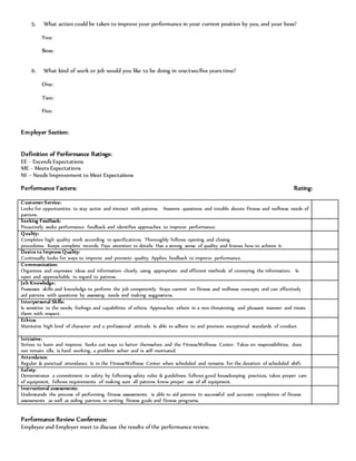 lab tech performance review fall 2011 | DOCX | Resume Writing and ...