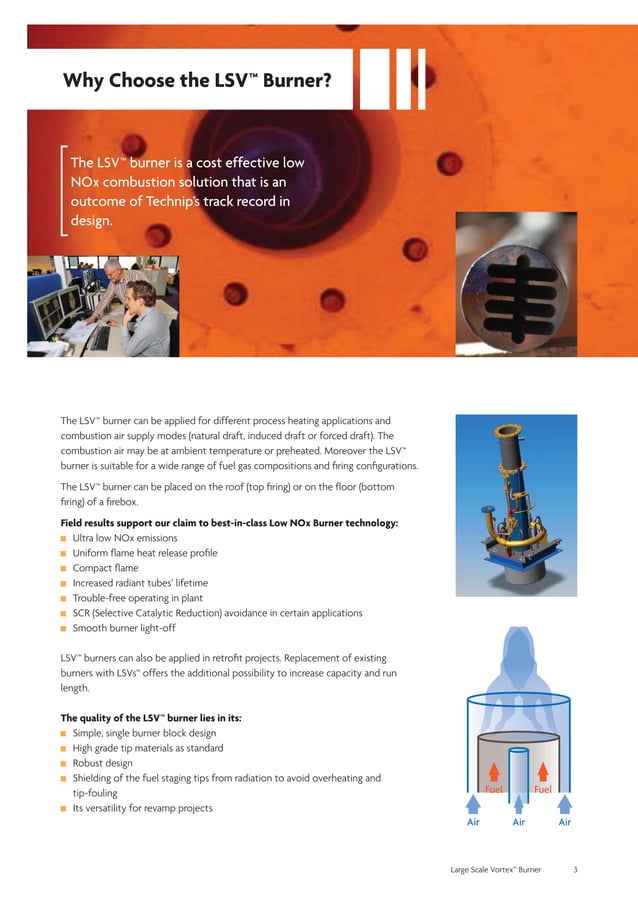 Technip Large Scale Vortex™ Burner Flyer V06-09-2013 | PDF ...