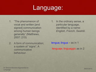 DialectsAndSociolects | PPT