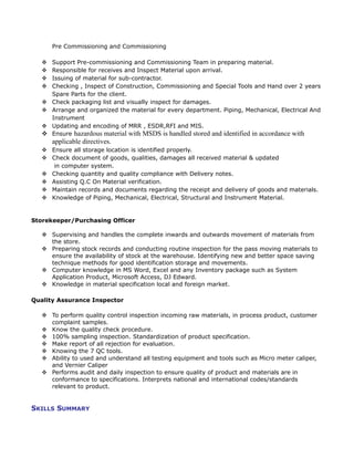 Rey Punla CV Material Controller June | DOC