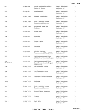 Joint Service Transcripts - David Winchester | PDF