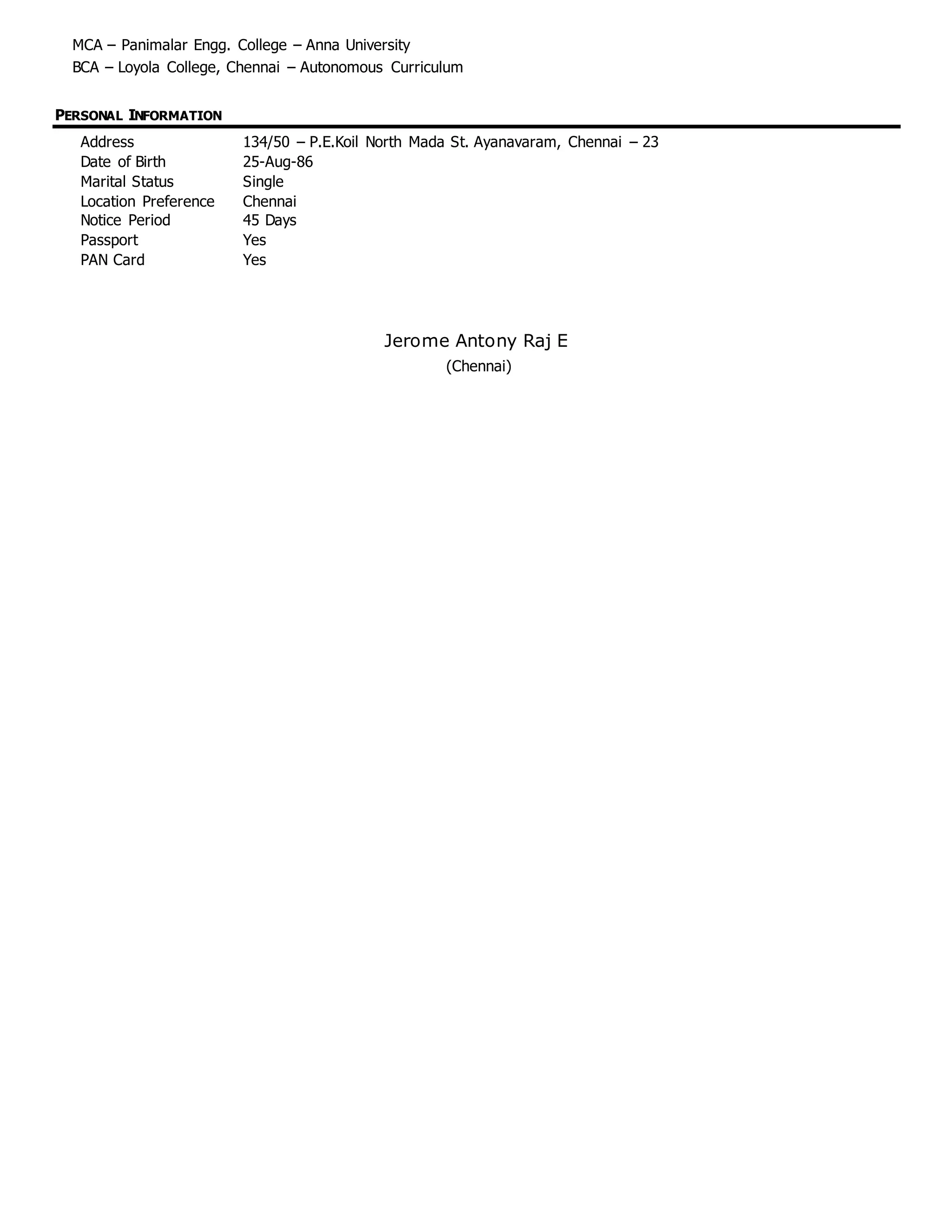 Jerome-Resume | DOCX