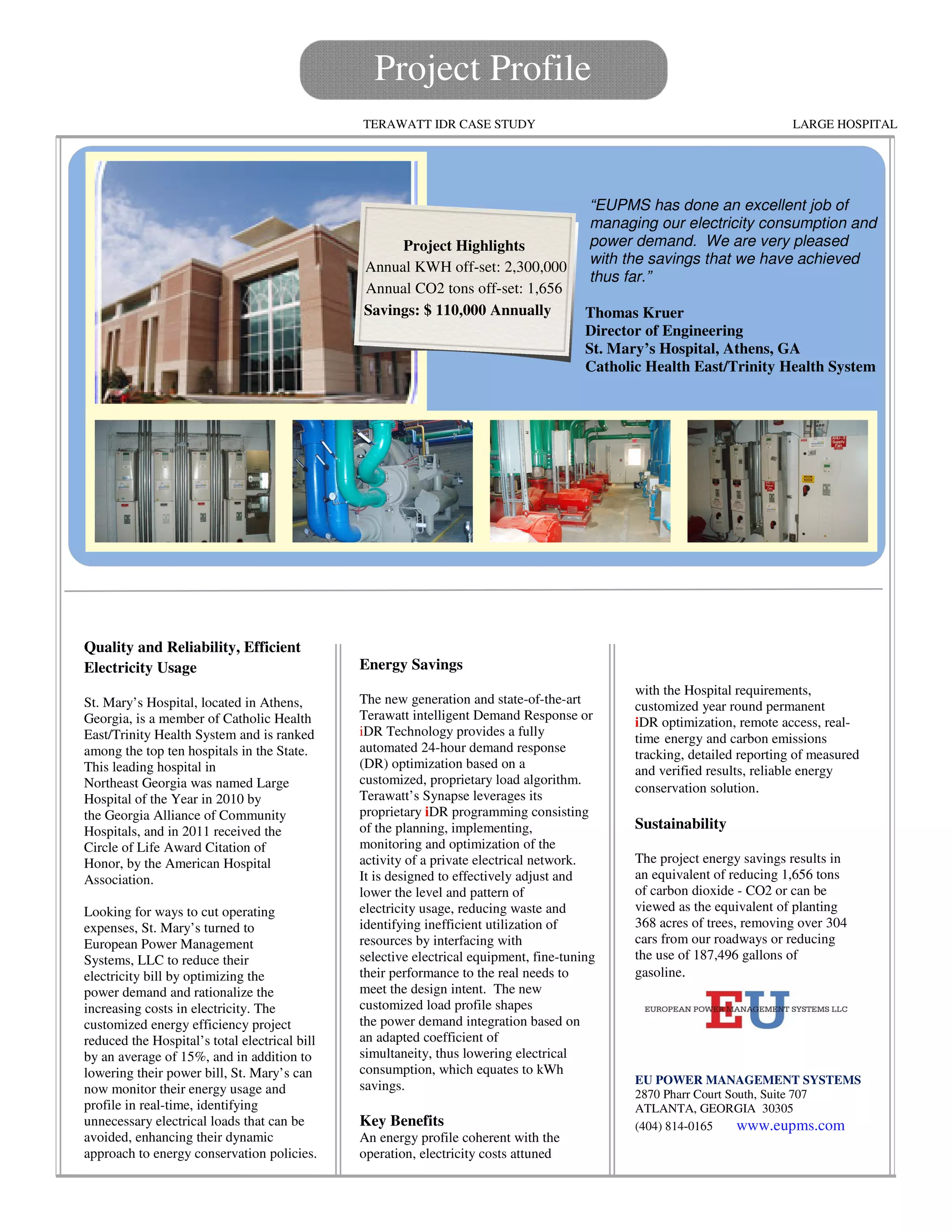 St Marys Hospital Project Profile | PDF