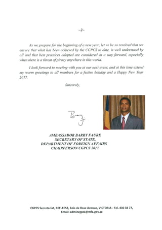 MESSAGESCGPCS Chairman | PDF