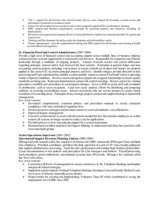 DianeIvyCole resume 2016 (1) | DOCX | Business Banking & Finance | Business