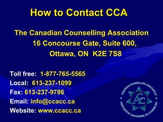 Cca Presentation Revision 6 30 4 07 | PPT