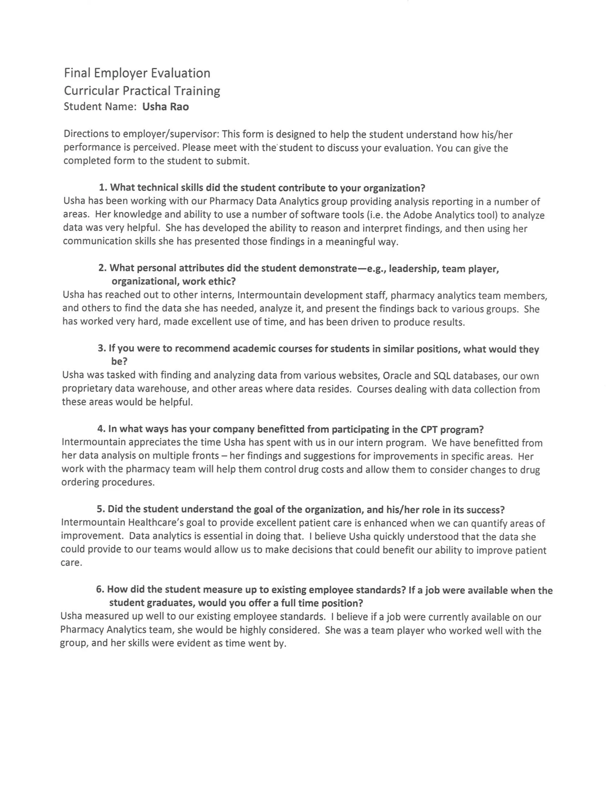 Employer_Internship_Evaluation_Steve | PDF