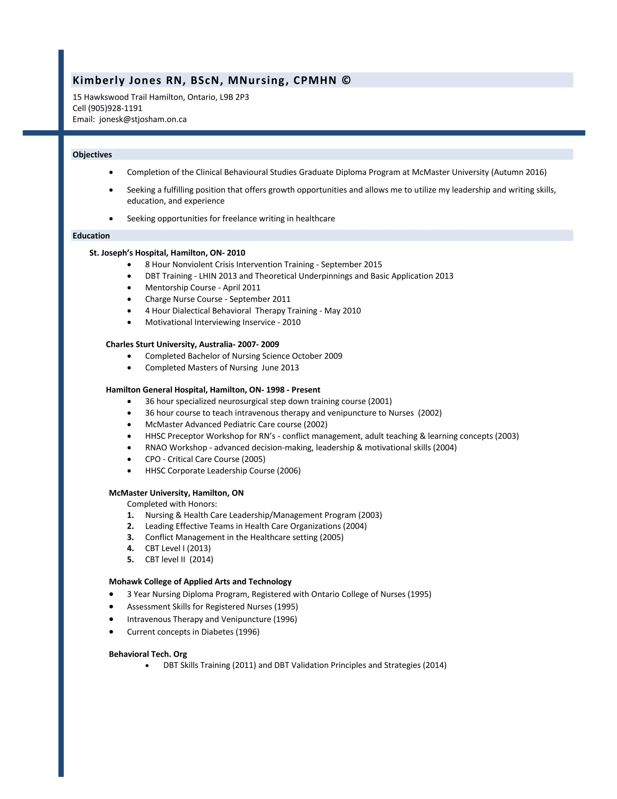 Kims resume February 2016 | PDF