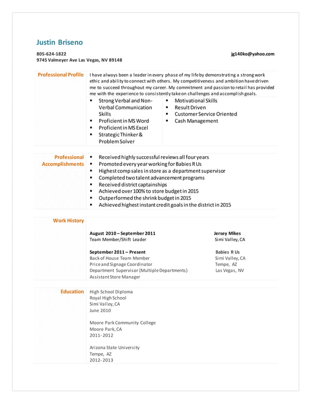 Justin Resume | PDF