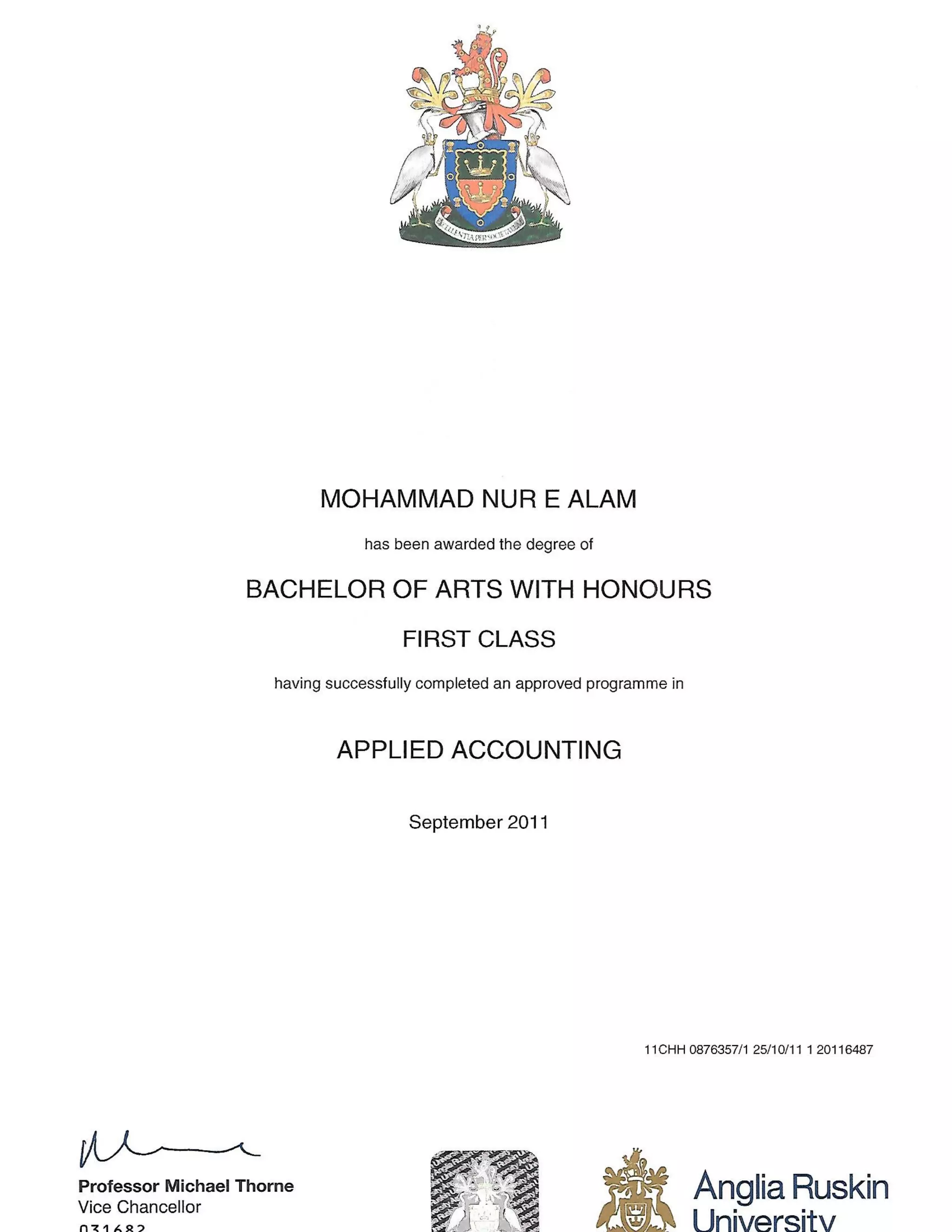 Degree certificate | PDF