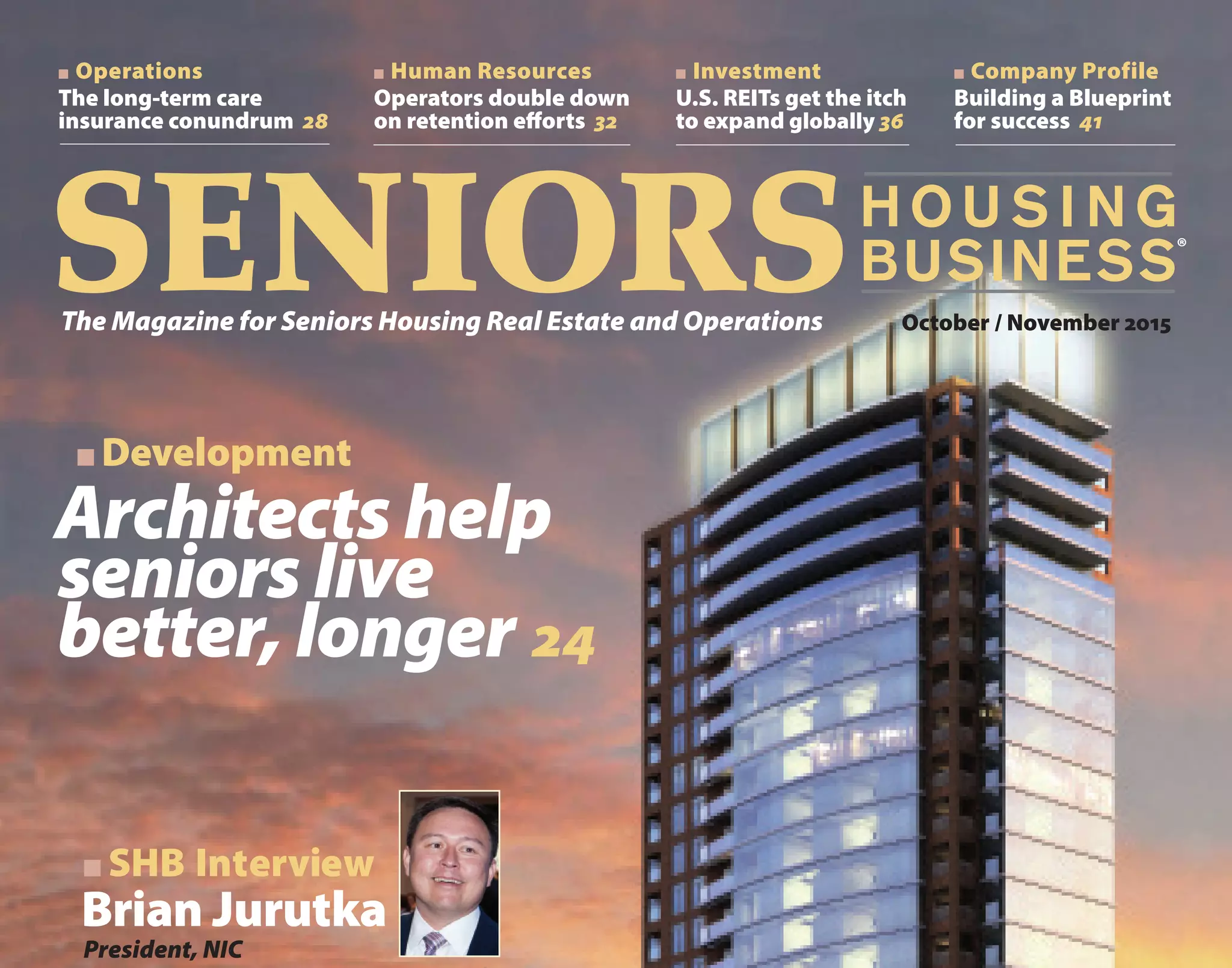 Seniors Housing Business magazine cover (partial view) | PDF