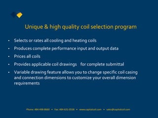 Capital Coil Slideshow | PPT