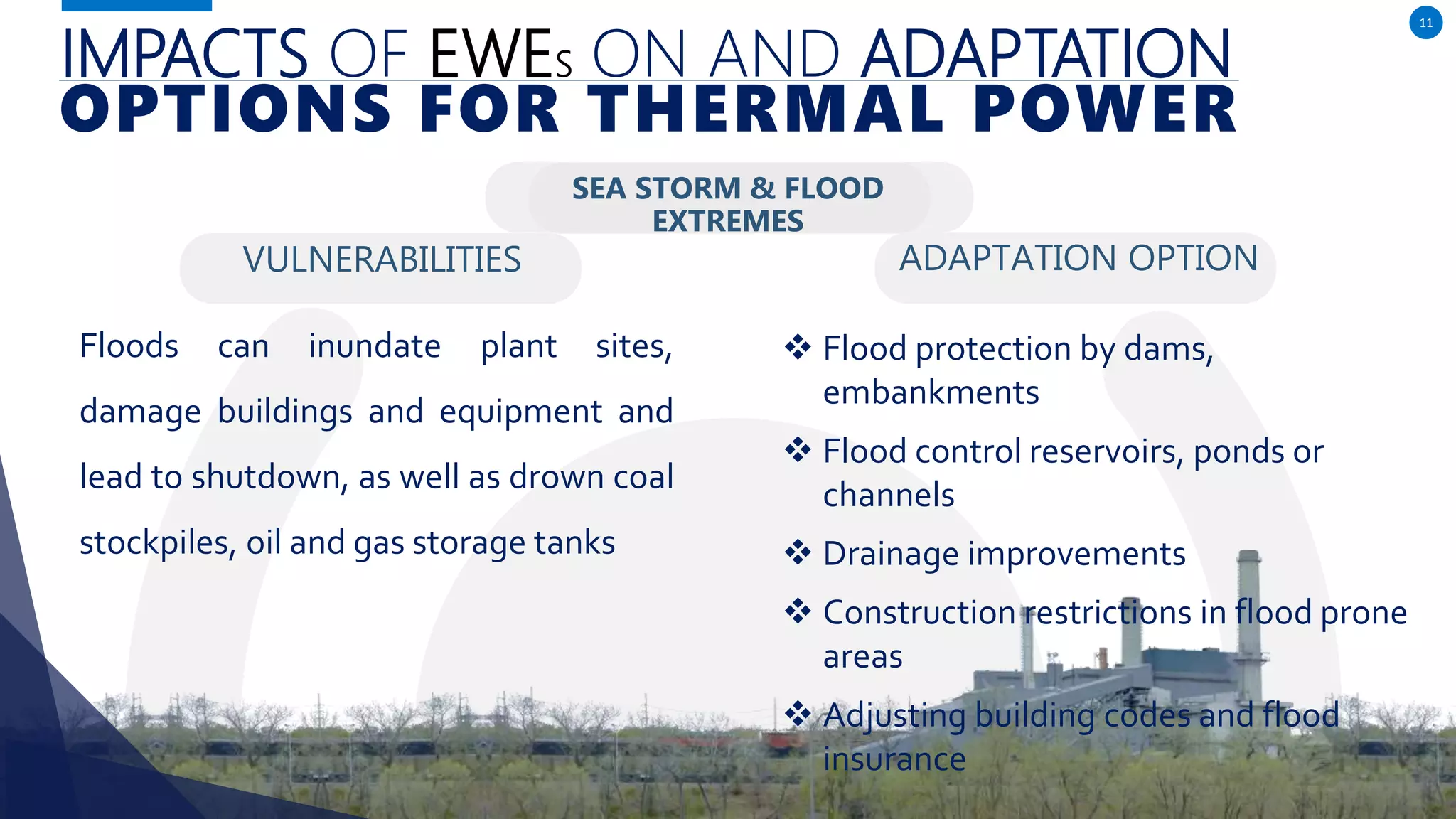 Climate change adaptation in energy sector | PPTX | Power and Energy ...