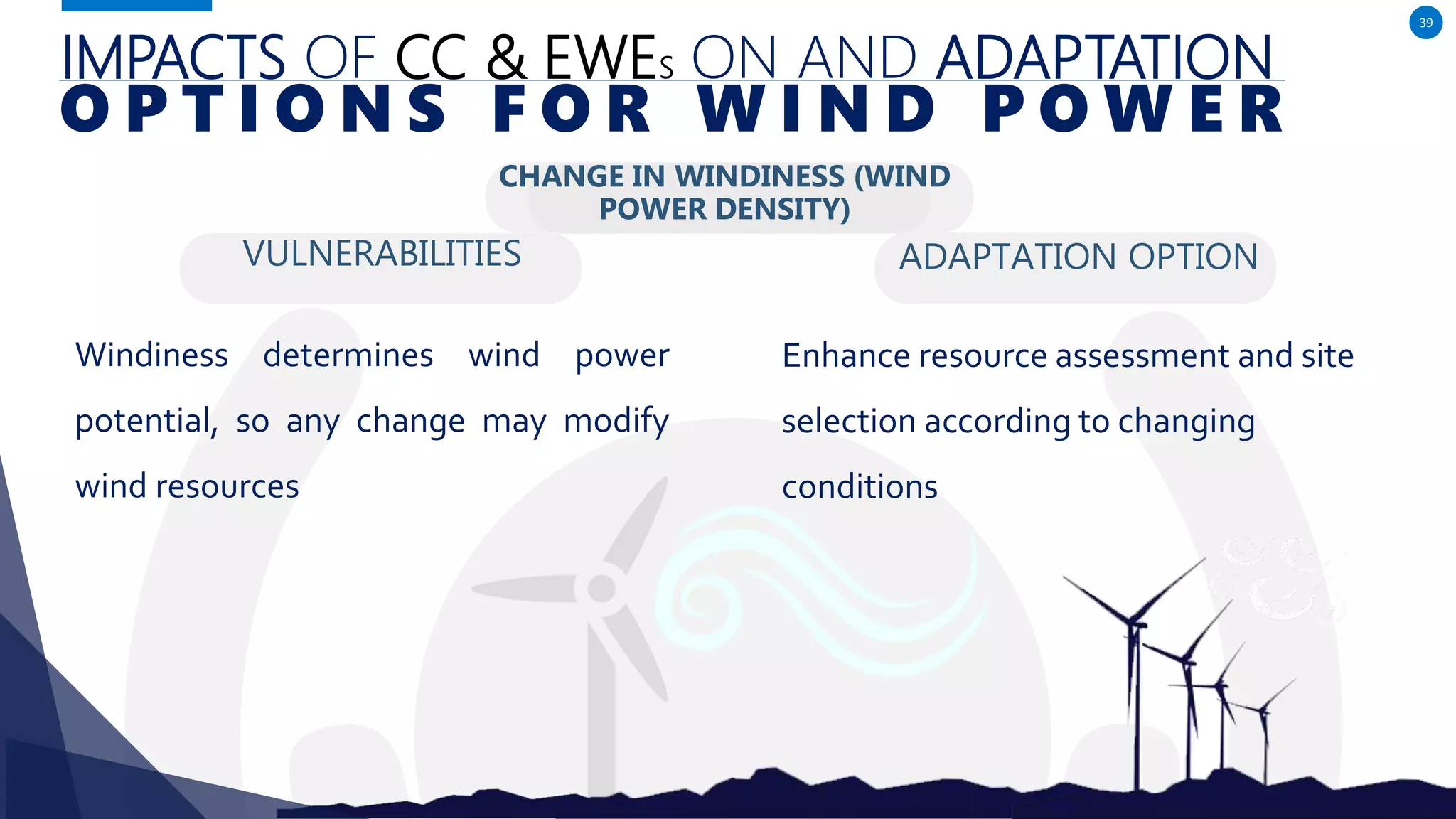 Climate change adaptation in energy sector | PPTX | Power and Energy ...