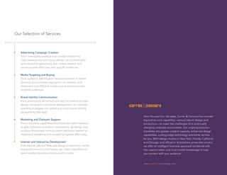 Curran & Connors Advertising Brochure | PPT