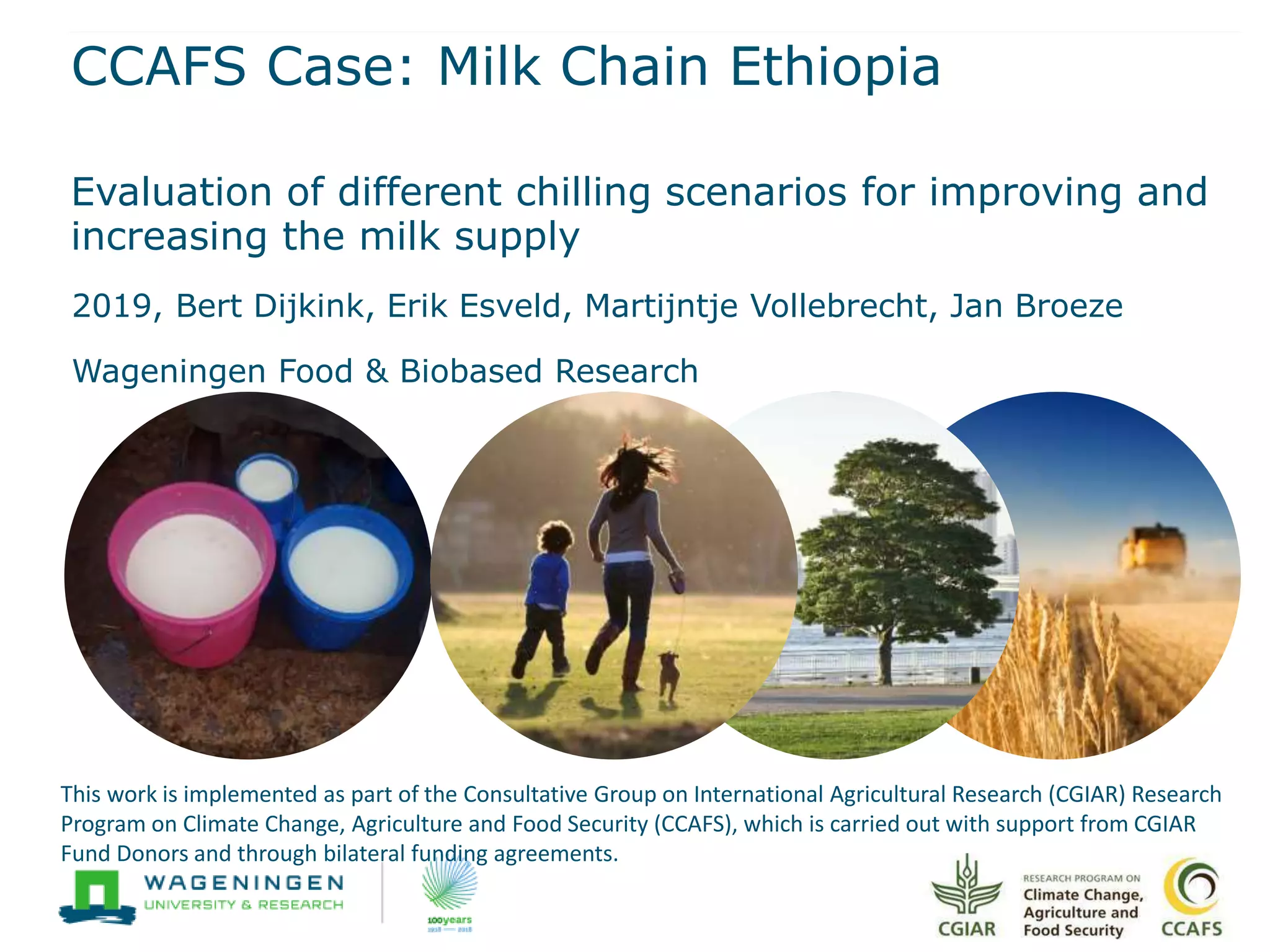 Effects of milk cooling: A case study on milk supply chain for a ...