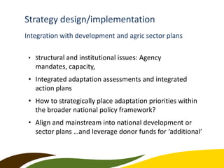 National Adaptation Plans (NAPs) - Opportunities for cross-sector ...