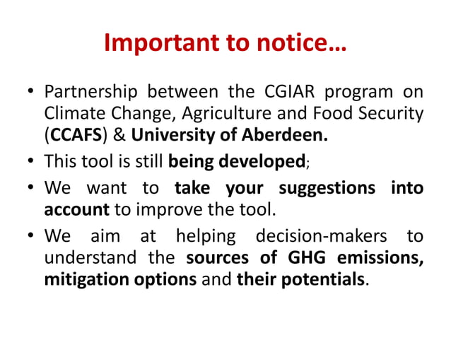 Ccafs mot english | PPT