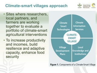 Managing climate risks through resilient crop interventions and climate ...