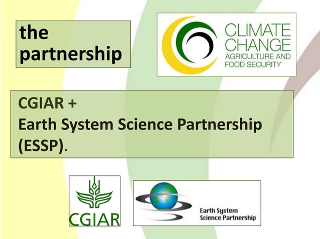 CCAFS: An Overview National Policy Workshop, Addis Ababa | PPT