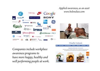 Dr Helena Lass: Awareness & inner wellbeing as an organizations hidden ...