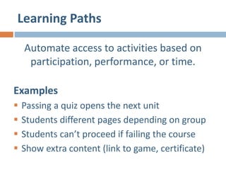 Personalizing Learning with Moodle | PPTX