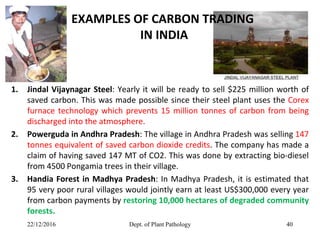 Climate change and carbon trading | PPTX