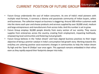 current corporate analysis FUTURE GROUP | PPTX