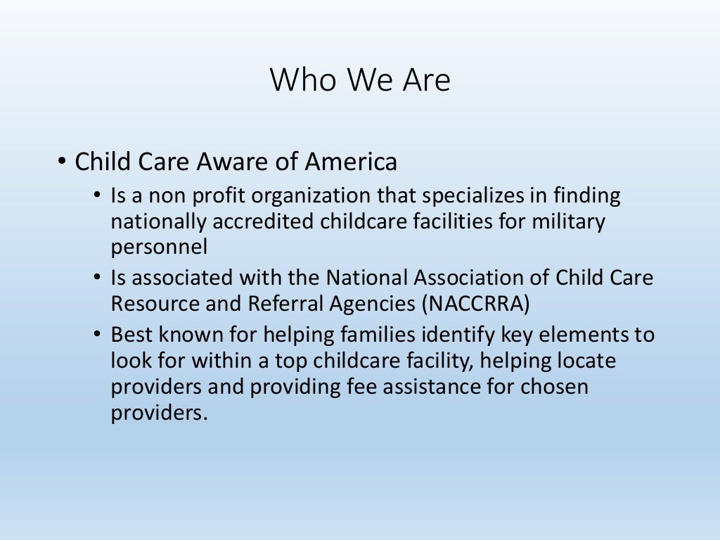 Child Care Aware of America