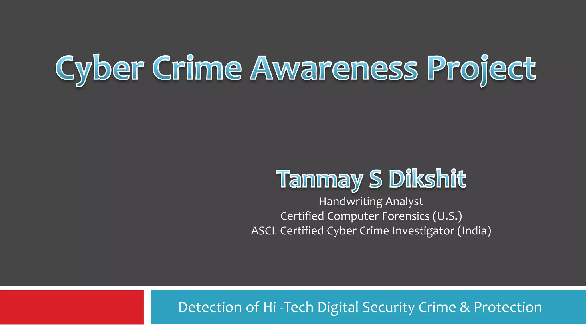 Cyber Crime Awareness Project | PDF