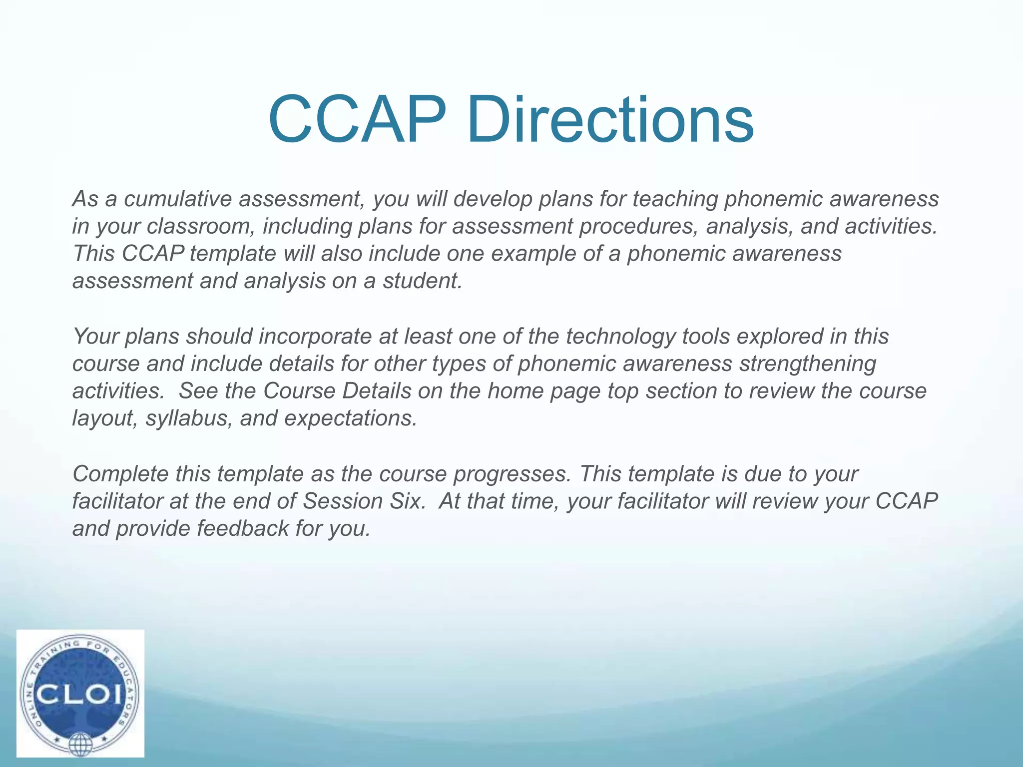 Ccap project | PPT