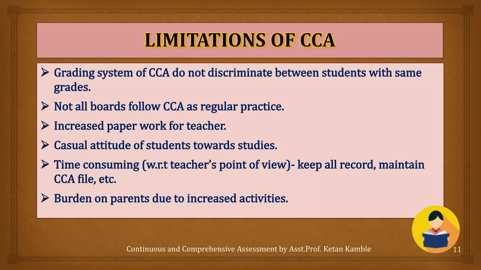 Continuous and Comprehensive Assessment (CCA) | PPTX