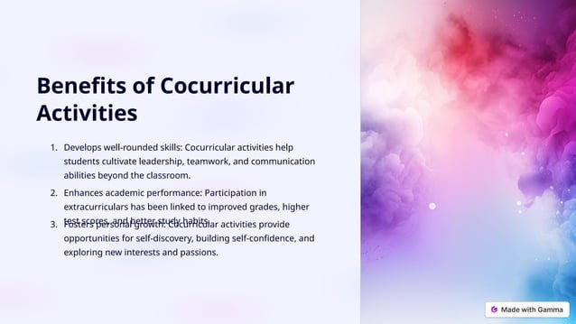 CCA ppt for cocuricullar activity for school | PPTX