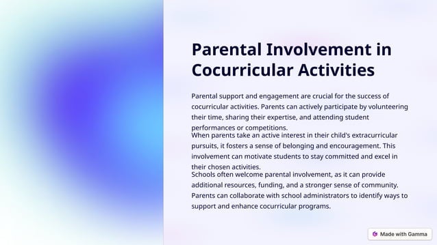 CCA ppt for cocuricullar activity for school | PPTX