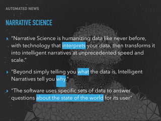 I/O: Enforcing Idealized News Making Practices Through Algorithms | PPT