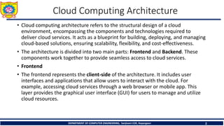 Cloud Computing Architecture and Components | PDF