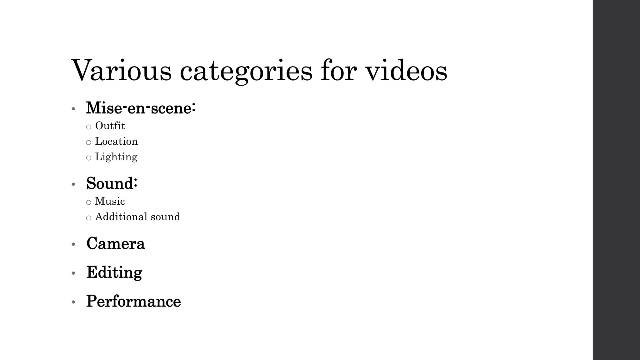 Codes and Conventions for music videos . | PPTX