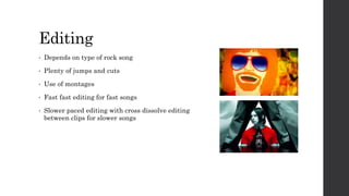 Codes and Conventions for music videos . | PPTX