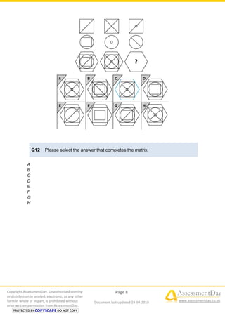 Ccat questions-assessment day | PDF