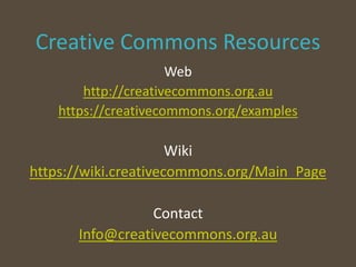 Creative Commons Licences | PPT