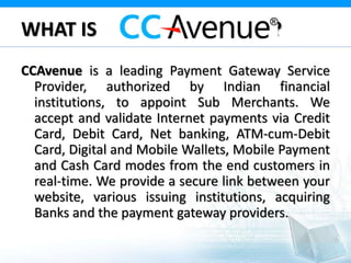 Ccavenue presentation | PPSX