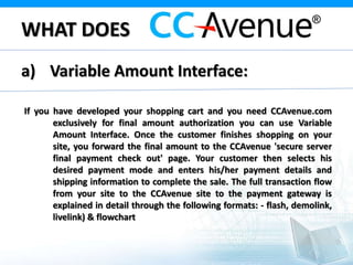 Ccavenue presentation | PPSX