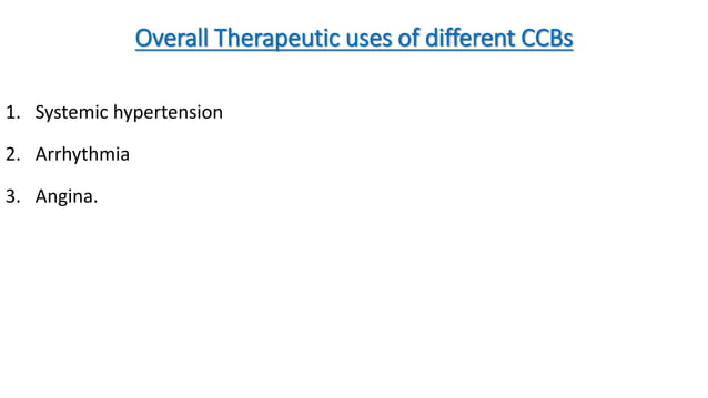 Calcium Channel Blockers | PDF