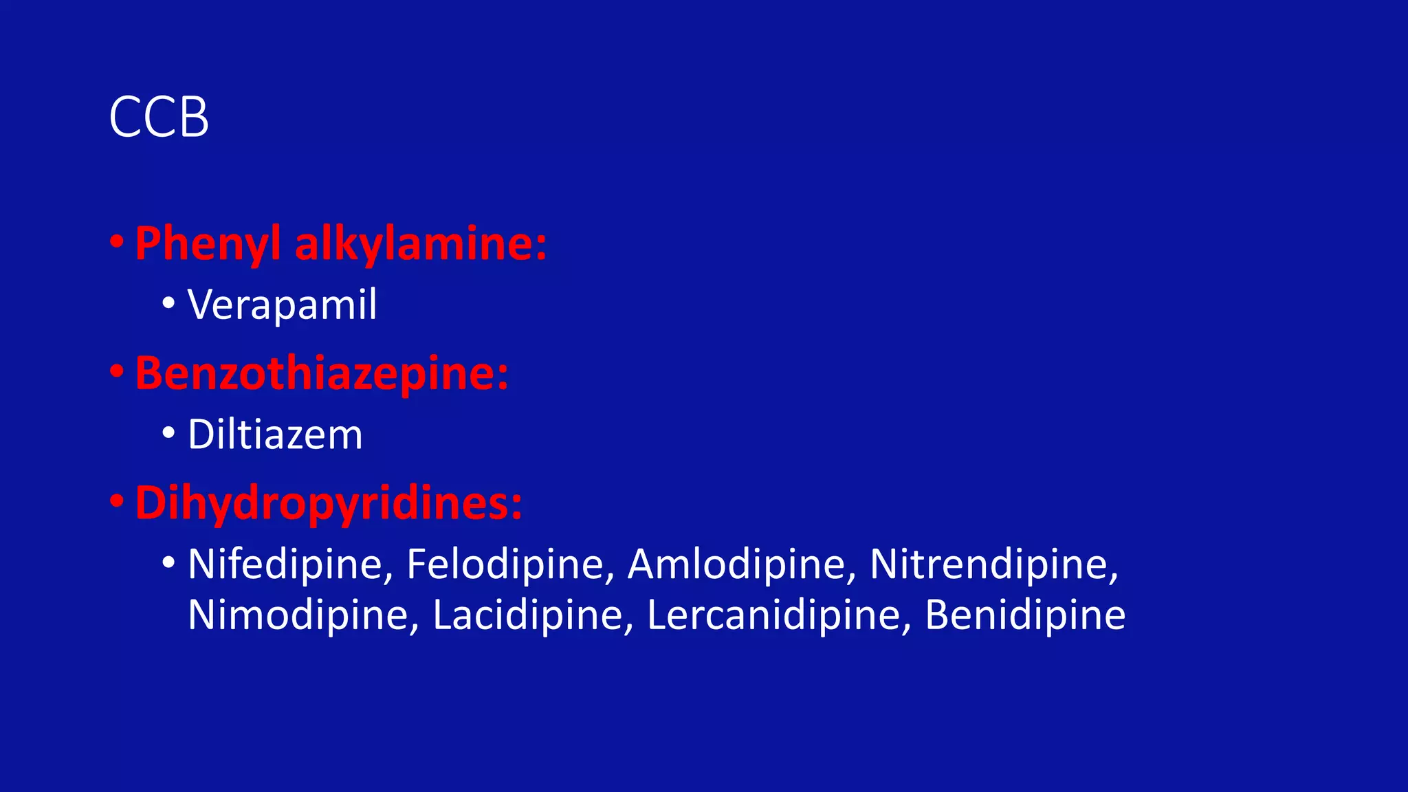 calcium channel blocker | PPTX