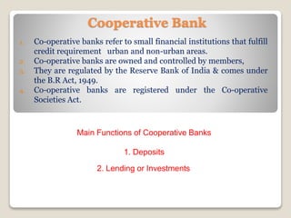 Cooperative Banking | PPTX