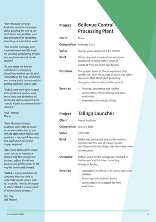 BMSA Corporate Profile | PDF