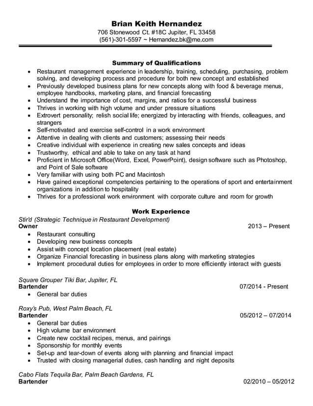 Brian_Hernandez_Resume_08_2015 | PDF