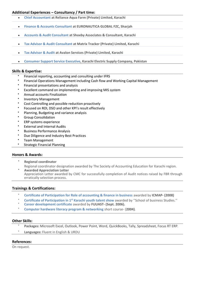 Umair Noor Resume-GFC | PDF