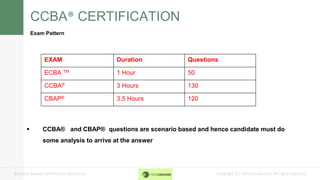 CCBA Certification Overview | PPT