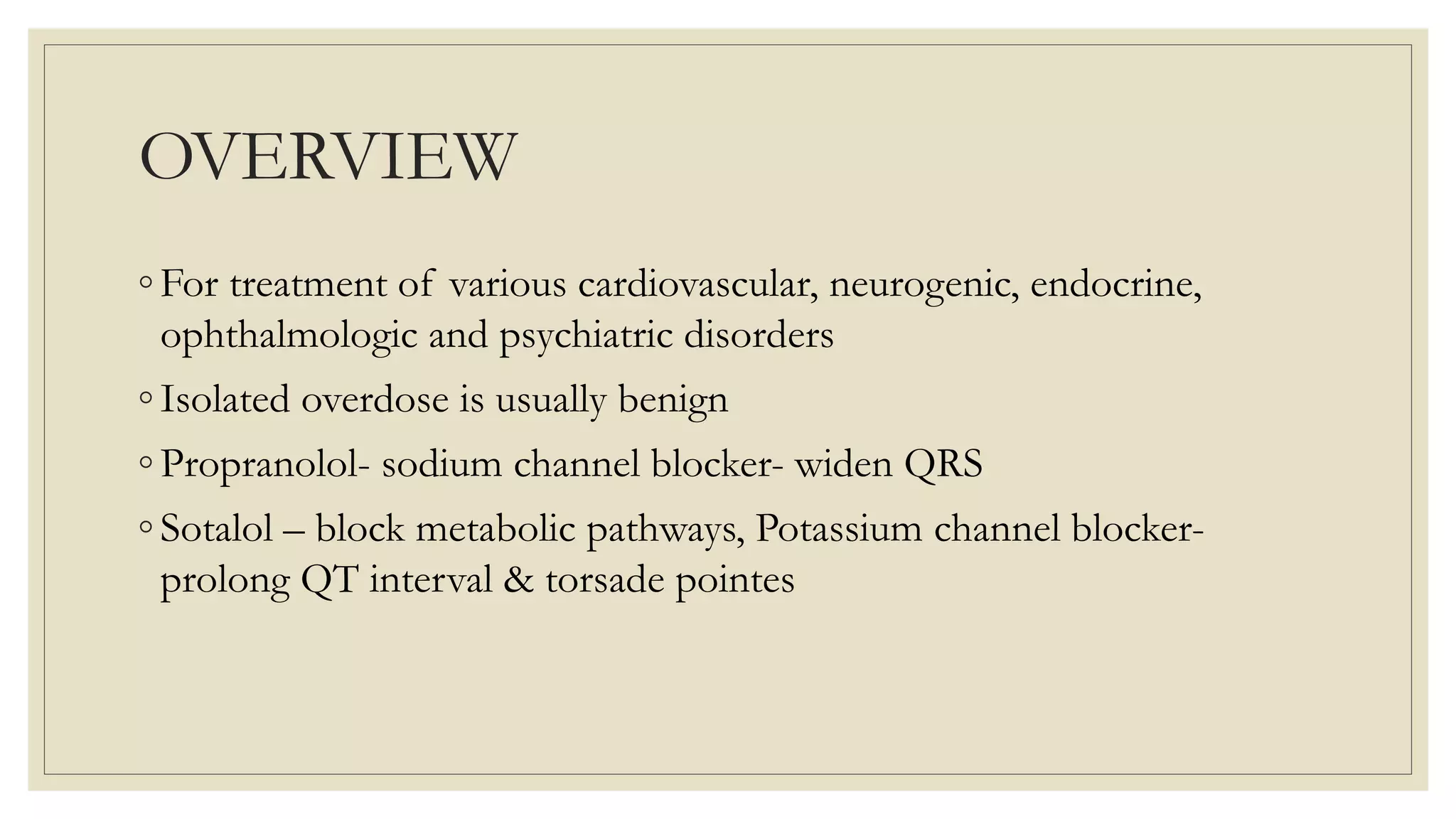 Calcium channel blocker & Beta blocker Poisoning.pptx